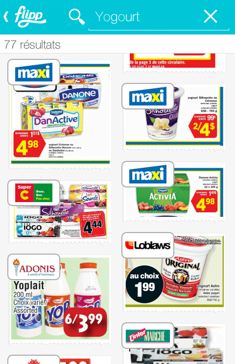 Les applications de listes, rabais et circulaires | Arctic Gardens