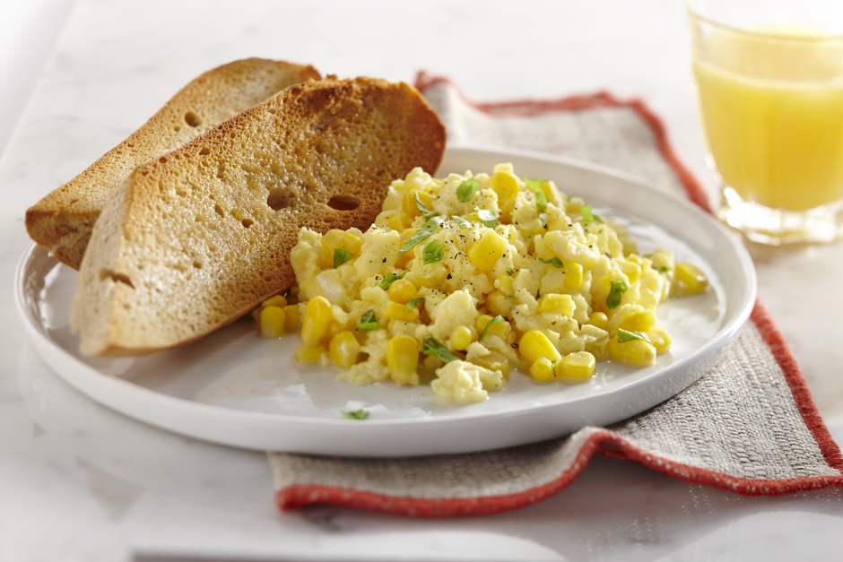 Supersweet Corn and Scrambled Eggs | Arctic Gardens