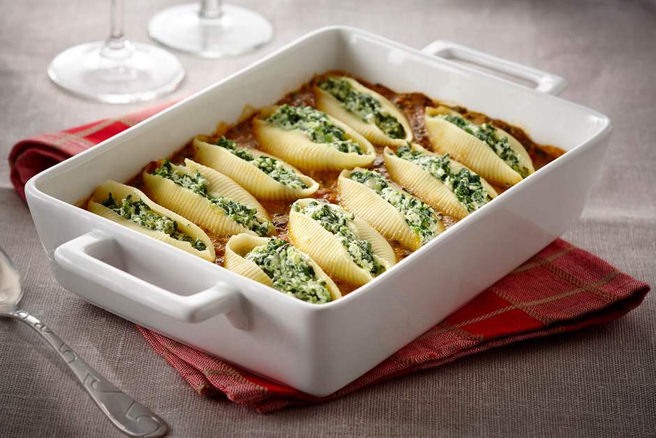 Spinach stuffed Shells in Florentine Sauce | Arctic Gardens